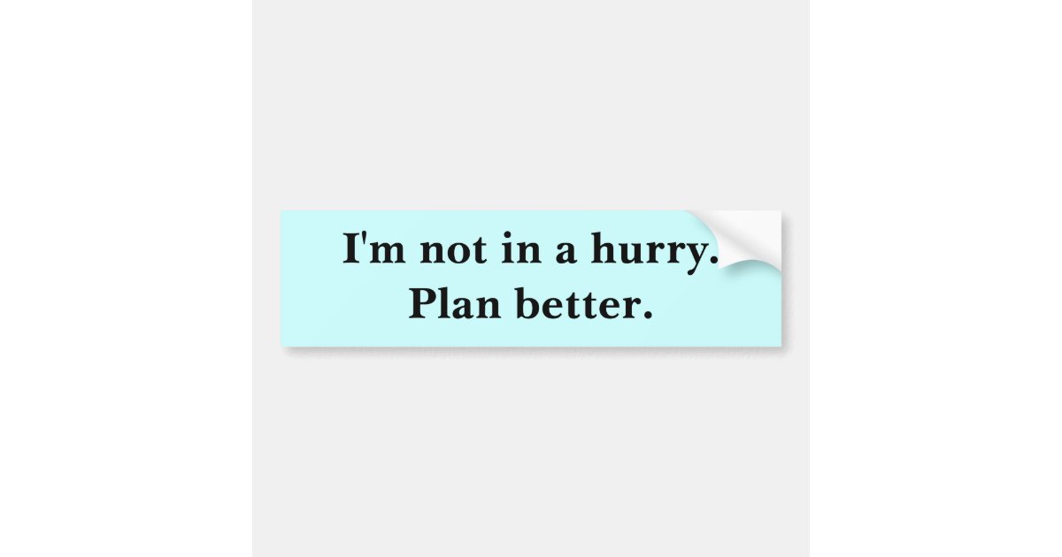 Tailgater bumper sticker | Zazzle