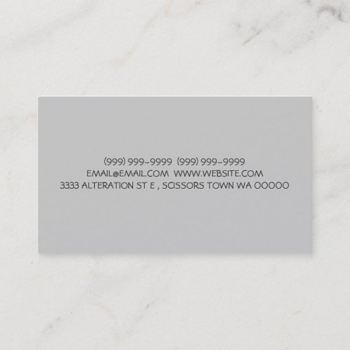 Tailor, Alterations, Tailoring, Seamstress, Tailor Business Card | Zazzle