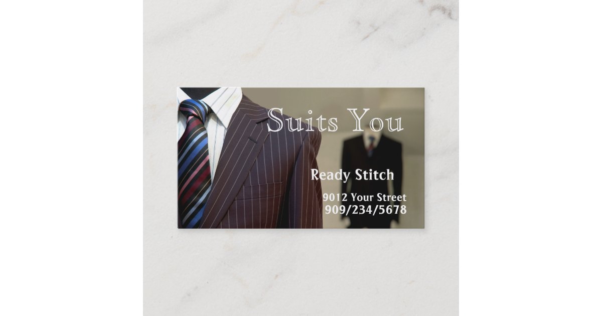 Tailor Business Card | Zazzle
