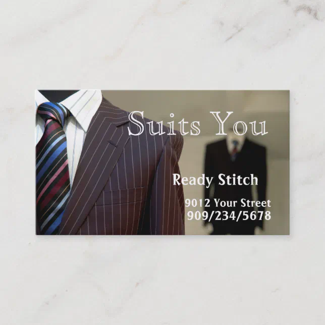 Tailor Business Card | Zazzle