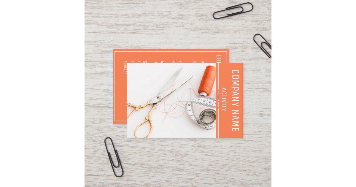 Tailor Business Card | Zazzle