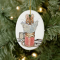 Tailor Mouse on Spool of Thread Ceramic Ornament | Zazzle