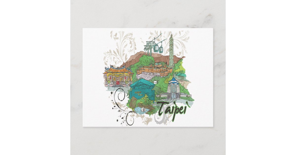 Taipei Postcard | Zazzle