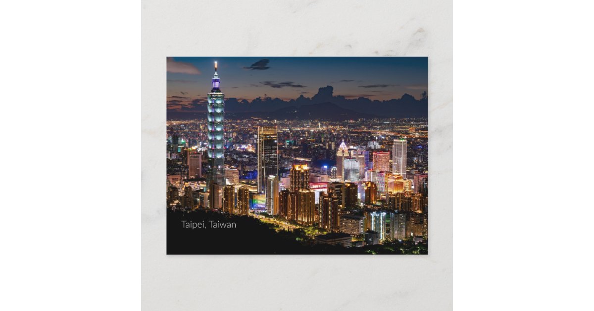 Taipei, Taiwan Postcard | Zazzle