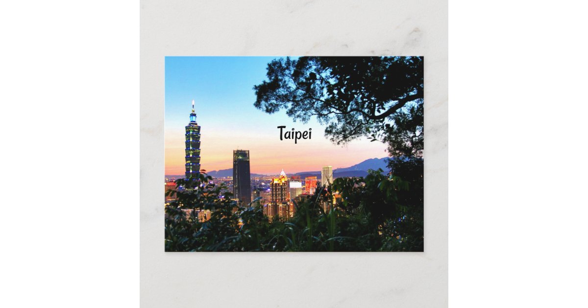 Taipei, Taiwan Postcard | Zazzle