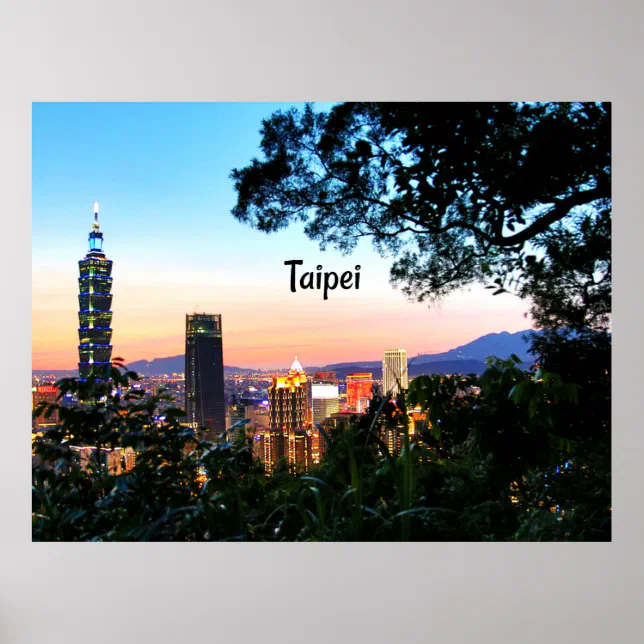 Taipei, Taiwan Poster | Zazzle