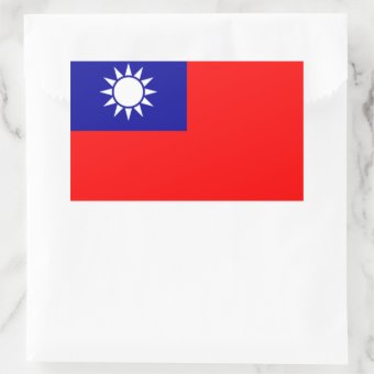 TAIWAN* Flag Sticker | Zazzle