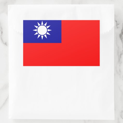 TAIWAN* Flag Sticker | Zazzle