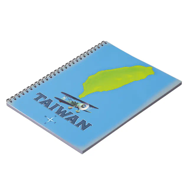Taiwan Vintage Map Notebook | Zazzle