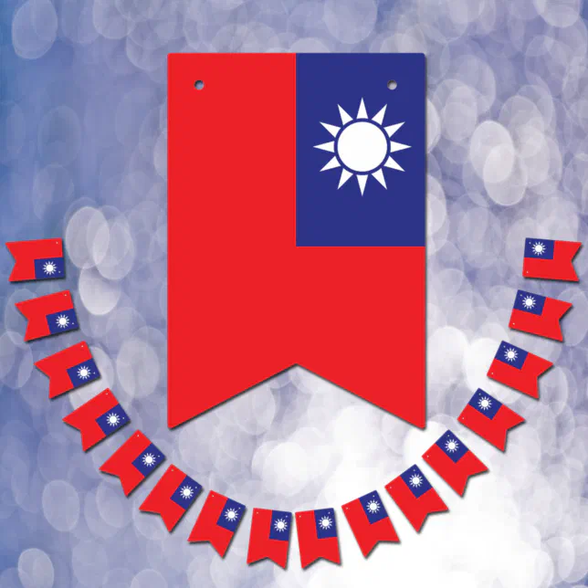 Taiwanese Flag & Party Taiwan Banners / Weddings | Zazzle