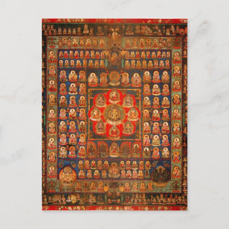 Taizokai Mandala Postcard | Zazzle