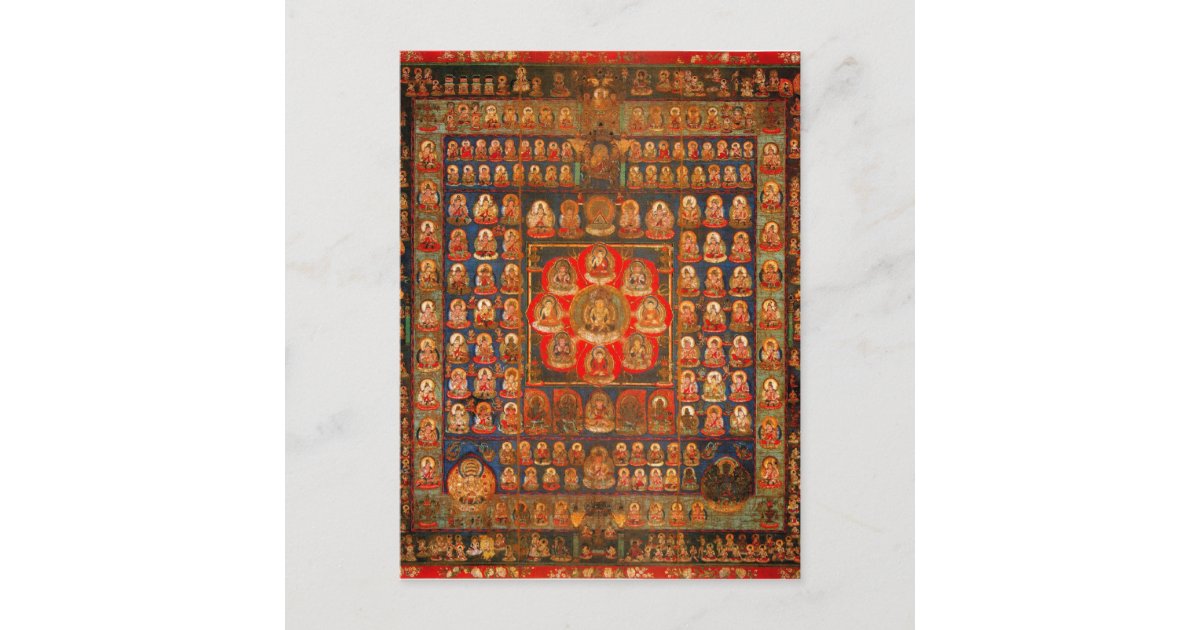Taizokai Mandala Postcard | Zazzle