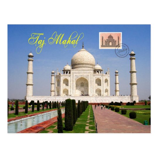 Taj Mahal, Agra, India Postcard | Zazzle.com