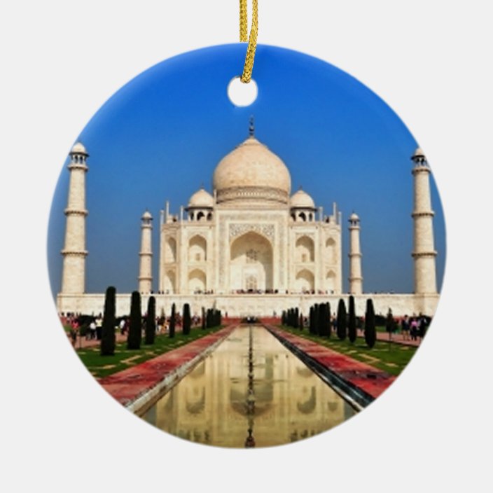 Taj Mahal Ceramic Ornament | Zazzle.com