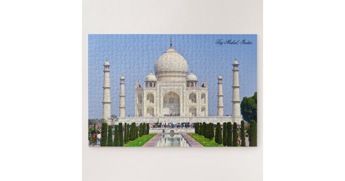 Taj Mahal India Scenic Historical Jigsaw Puzzle | Zazzle