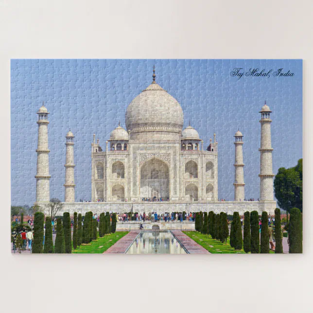 Taj Mahal India Scenic Historical Jigsaw Puzzle | Zazzle