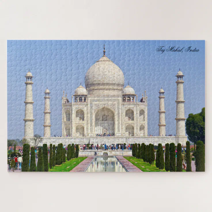 Taj Mahal India Scenic Historical Jigsaw Puzzle | Zazzle