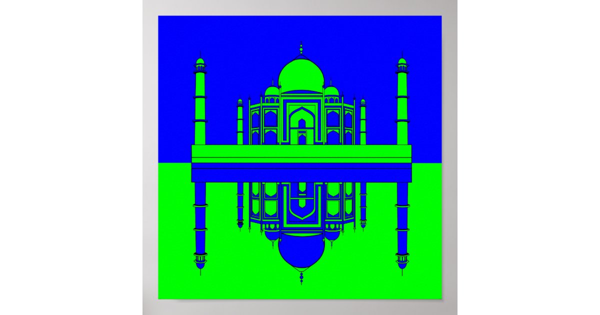 Taj Mahal Inspiration Poster | Zazzle