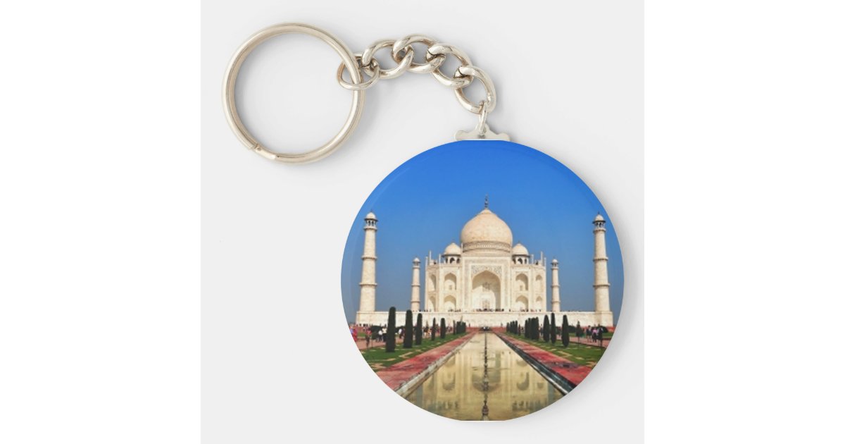 Taj Mahal Keychain | Zazzle