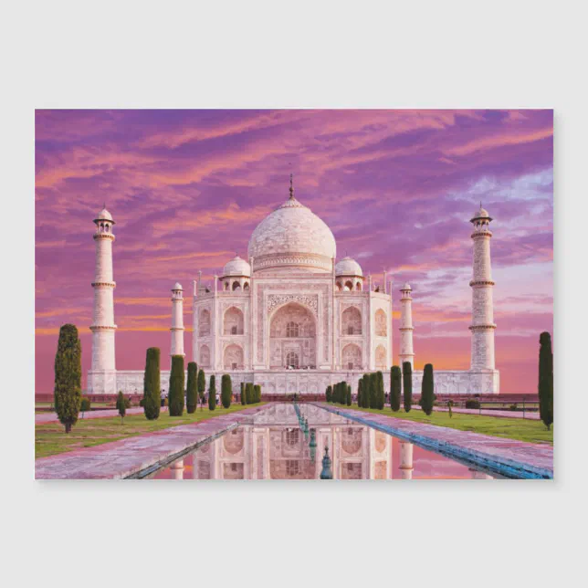 Taj Mahal Magnetic Card | Zazzle
