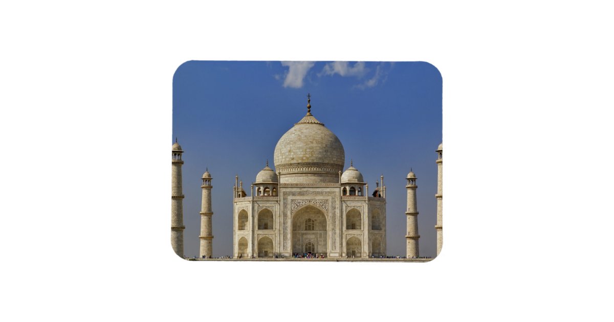 Taj Mahal mausoleum / Agra, India Magnet | Zazzle