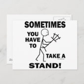 Take A Stand Postcard | Zazzle
