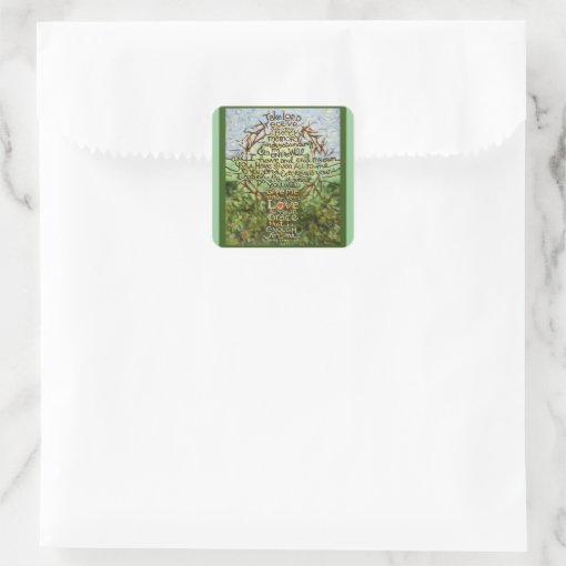 Take Lord, Receive Catholic Prayer Sticker | Zazzle