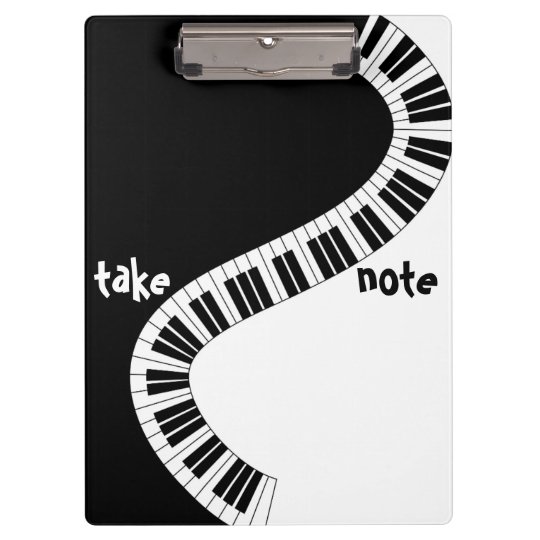 "Take Note" Musical Clipboard | Zazzle.com