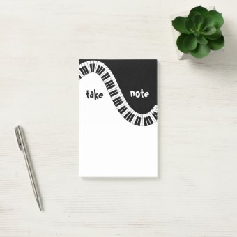 "Take Note" Musical Post-It Notes | Zazzle