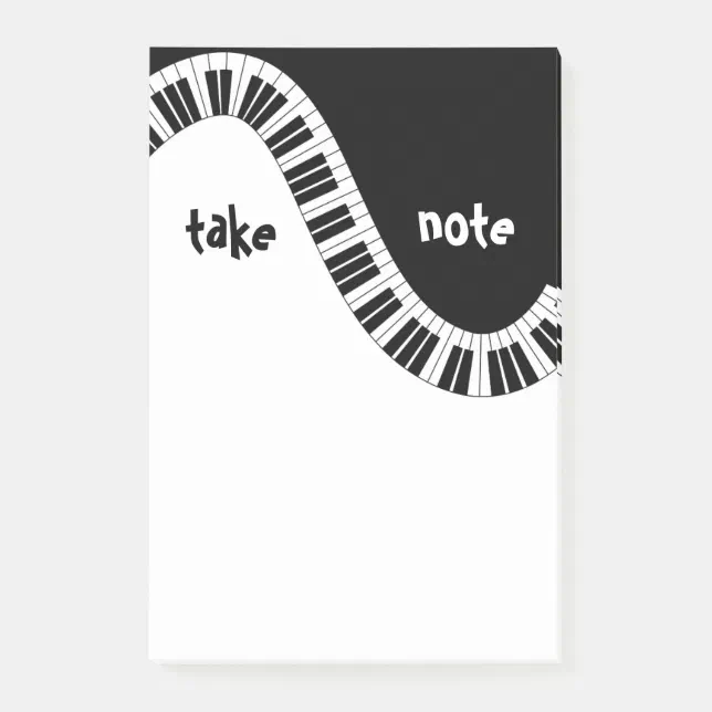 "Take Note" Musical Post-It Notes | Zazzle