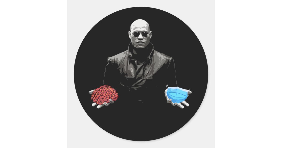 TAKE THE RED PILL CLASSIC ROUND STICKER | Zazzle