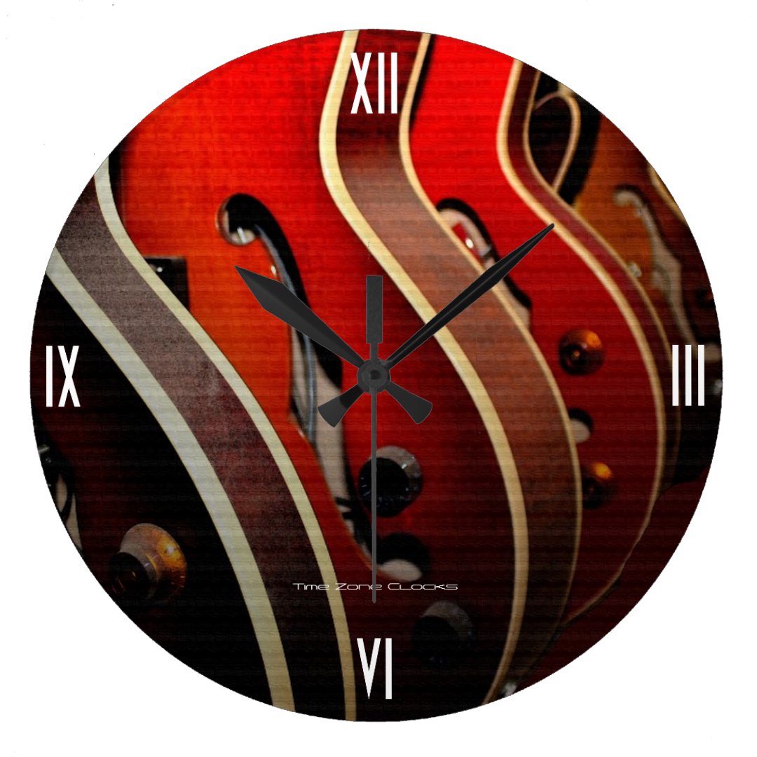 Take Your Pick Large Wall Clock | Zazzle