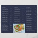 Takeout | Navy Blue Restaurant Photo Takeaway Menu | Zazzle