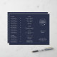 Takeout Restaurant | Navy Blue Logo Takeaway Menu | Zazzle