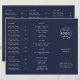 Takeout Restaurant | Navy Blue Logo Takeaway Menu | Zazzle