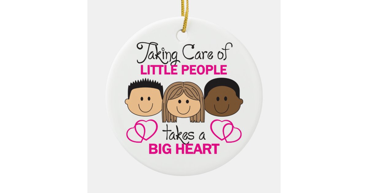 Taking Care Ceramic Ornament | Zazzle