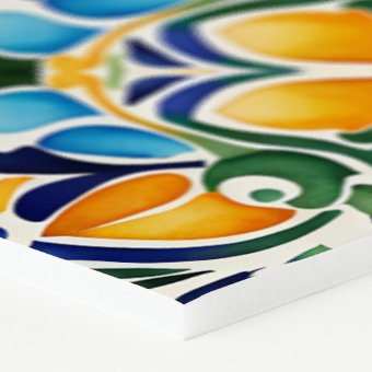 Talavera azulejo blue tile Mexican wedding welcome Foam Board | Zazzle