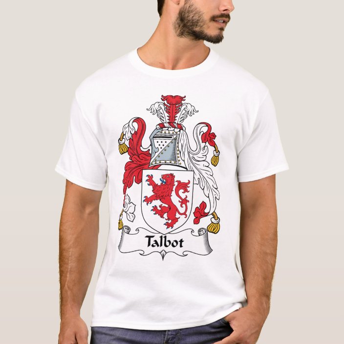 Talbot Family Crest T-Shirt | Zazzle.com