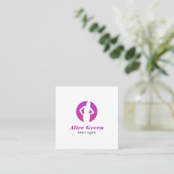 Talent Agent Logo Business Card | Zazzle