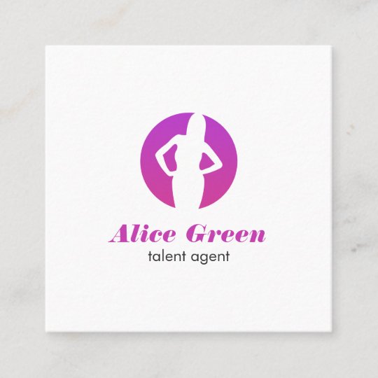 Talent Agent Logo Business Card | Zazzle.com