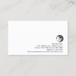 Talent Scout Cursive Monogram Business Card | Zazzle