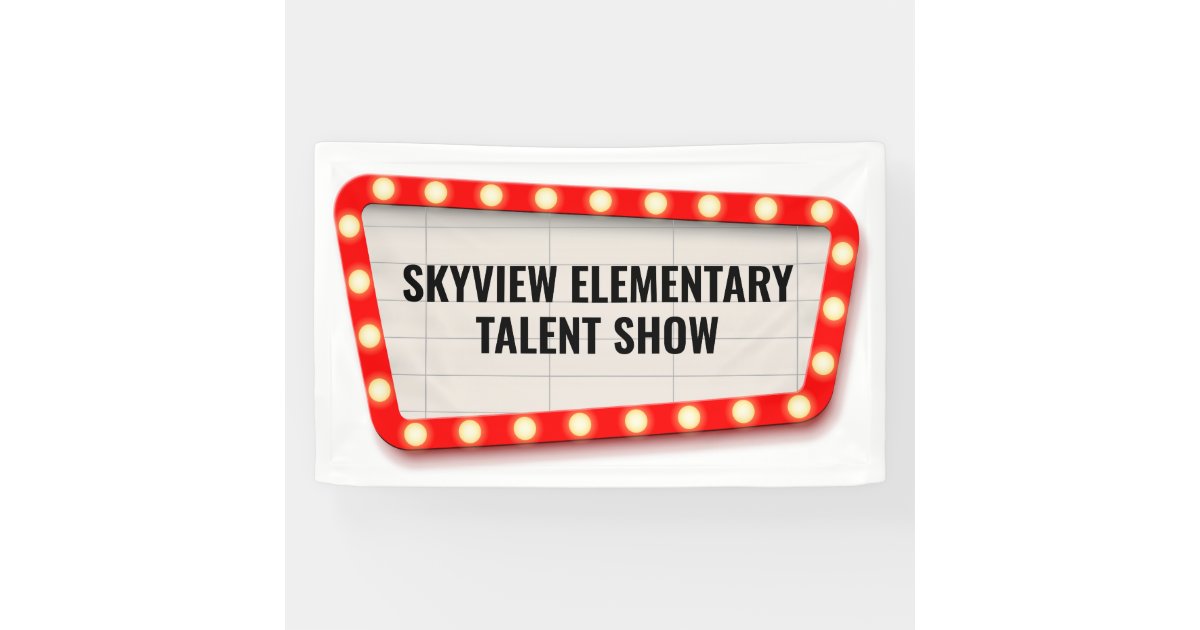 Talent Show Banner | Zazzle