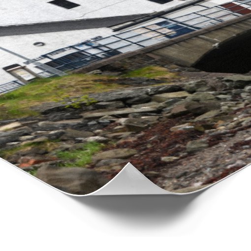 Talisker whisky distillery on Skye, Scotland Poster | Zazzle