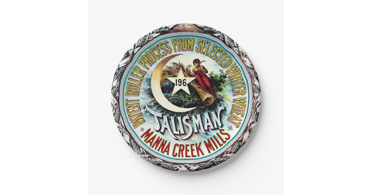 Talisman Paper Plates | Zazzle
