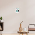Talk to the Hands Funny Volleyball Middle Blocker Poster | Zazzle