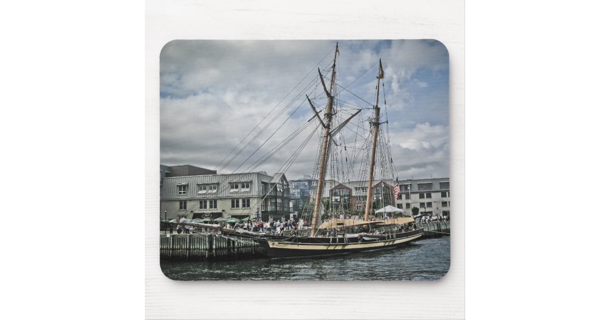 Tall Ship in Halifax Mouse Pad | Zazzle