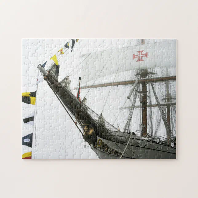 Tall Ship NRP Sagres Photo Jigsaw Puzzle | Zazzle