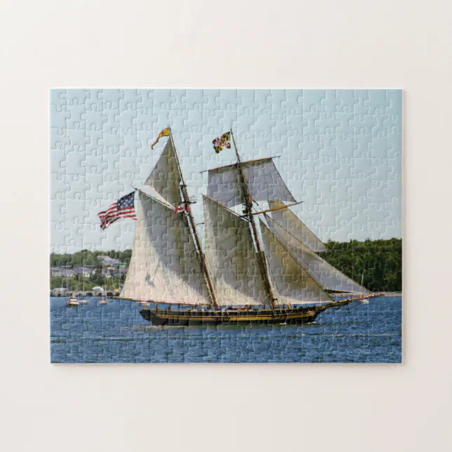 Tall Ship Pride of Baltimore II Photo Jigsaw Puzzle | Zazzle