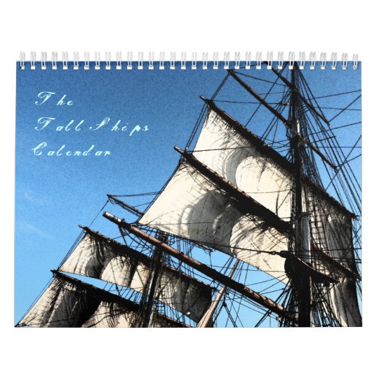 Tall Ships Monthly Calendar | Zazzle.com