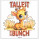Tallest in the Bunch pun Cute Baby Giraffe cartoon Sticker | Zazzle